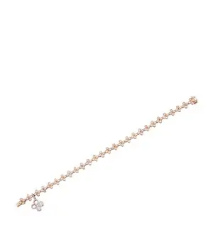 BOODLES Platinum And Diamond Be Bracelet - Rose Gold