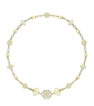 BOODLES Gold And Diamond Be Bold Link Bracelet - Yellow