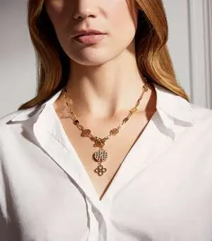 BOODLES Gold And Diamond Be Bold Necklace