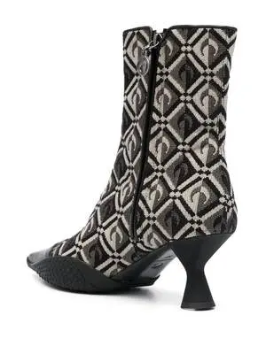 MARINE SERRE Moon Diamant Ankle Boots