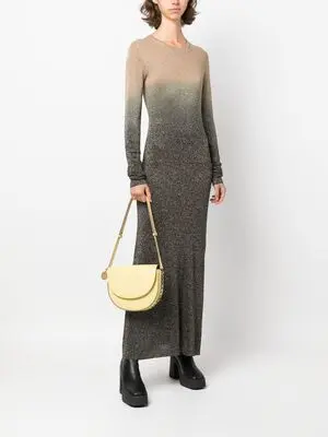 Stella McCartney Frayme Medium Shoulder Bag - Yellow
