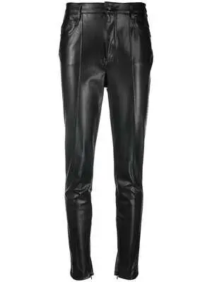 Ermanno Scervino Faux-leather Trousers