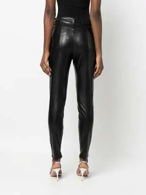 Ermanno Scervino Faux-leather Trousers