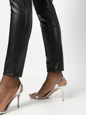 Ermanno Scervino Faux-leather Trousers