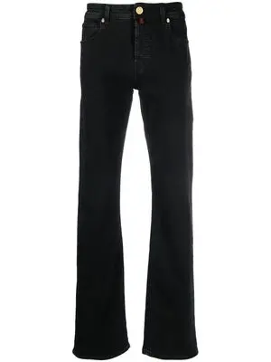 Billionaire Black Wash Bottoms For Men