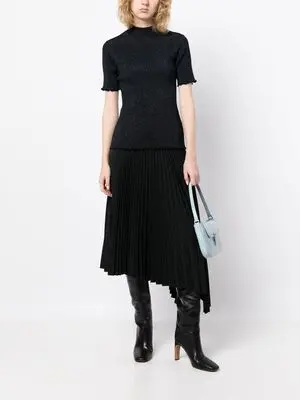 3.1 Phillip Lim Cut-out Ribbed Knit Top