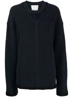 3.1 Phillip Lim Ribbed V-neck Jumper