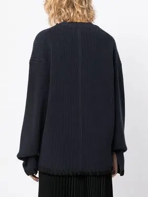 3.1 Phillip Lim Ribbed V-neck Jumper