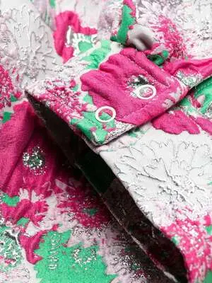 GANNI Floral-print Mini Dress