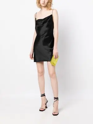 FLEUR DU MAL Cowl-neck Slip Dress