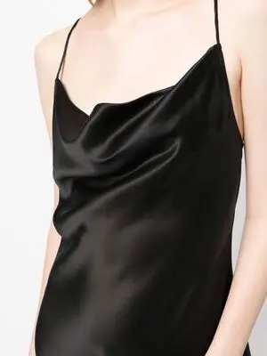 FLEUR DU MAL Cowl-neck Slip Dress
