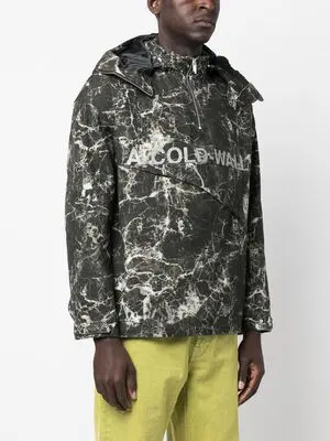 A-COLD-WALL* Marble-print Pullover Jacket