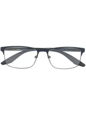 Prada Logo Lettering Glasses - Blue