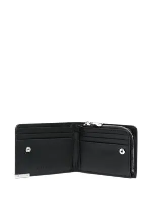 Calvin Klein Logo Plaque Bi-fold Leather Wallet