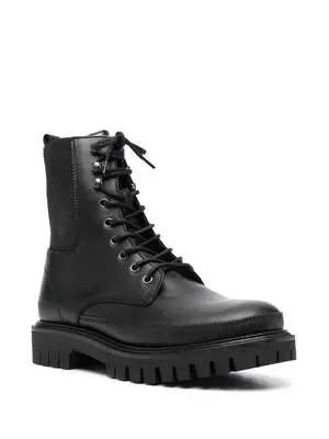 Tommy Hilfiger Leather Lace-up Ankle Boots