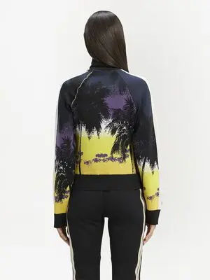 Palm Angels Sunset-print Roll-neck Jumper