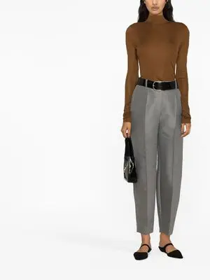 TOTEME Cropped Pintuck Trousers