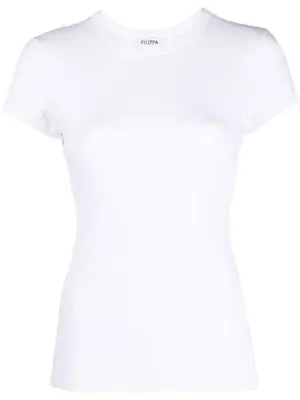Filippa K Ribbed-knit Short-sleeved T-shirt