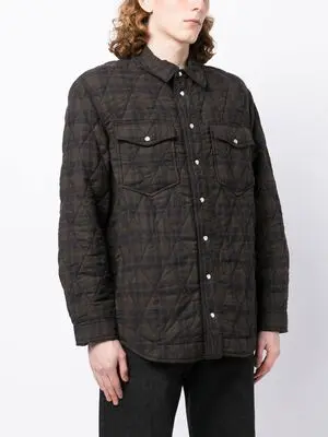 MARANT Check-print Two-pocket Shirt Jacket