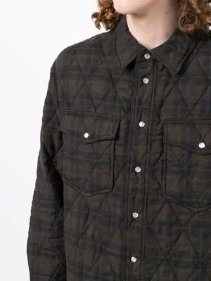 MARANT Check-print Two-pocket Shirt Jacket