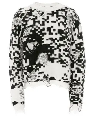 JW Anderson Qr-code Knit Jumper