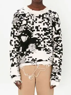 JW Anderson Qr-code Knit Jumper