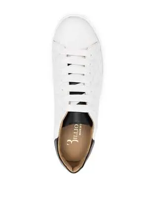 BILLIONAIRE Quilted Leather Low-top Sneakers
