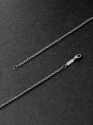 SUZANNE KALAN 18-karat White Gold Diamond Pendant Necklace