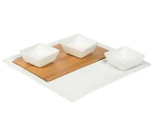 DENMARK TOOLS FOR COOKS Denmark 5-piece White Serving Set