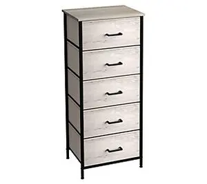 SORBUS Tall Fabric Storage Dresser - One-color