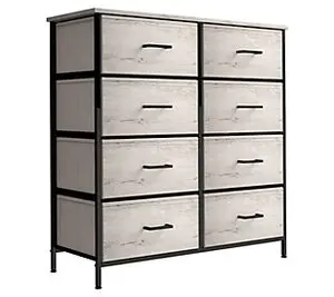 SORBUS 8-drawer Fabric Dresser For Bedroom And Ore - One-color