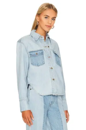 Song Of Style Teddy Mixed Wash Shacket