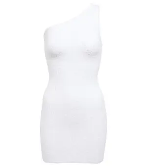 Wardrobe.NYC X Hailey Bieber Hb Ribbed Minidress - White