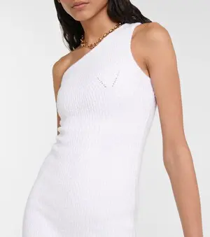 Wardrobe.NYC X Hailey Bieber Hb Ribbed Minidress - White
