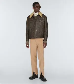 Nanushka Boyce Regenerated Leather Jacket
