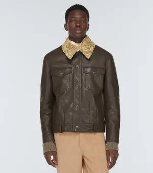 Nanushka Boyce Regenerated Leather Jacket