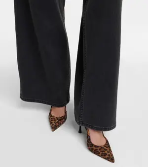 GIANVITO ROSSI Suede Slingback Pumps