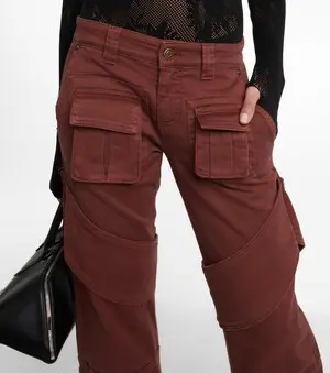 Blumarine Cotton Canvas Cargo Pants