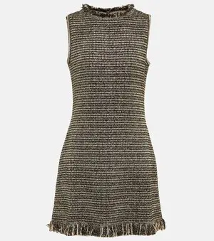 Oscar De La Renta Tweed Minidress - Multicoloured