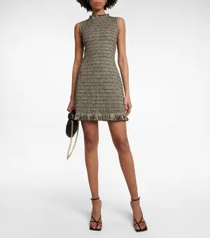 Oscar De La Renta Tweed Minidress - Multicoloured