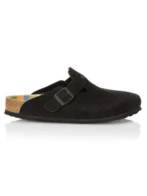 BIRKENSTOCK Men's Unisex Boston Multi-Cork Clogs - Black  Black