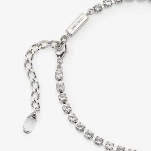 JIMMY CHOO Saeda Anklet - Silver/crystal