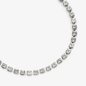 JIMMY CHOO Saeda Anklet - Silver/crystal