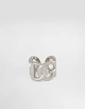Dolce & Gabbana Dg Logo Ring - Silver