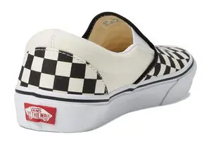 VANS Classic Slip-on Wide Canvas Sneakers - Black