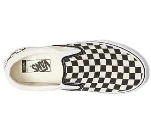 VANS Classic Slip-on Wide Canvas Sneakers - Black