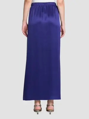 Giorgio Armani Silk Maxi Skirt - Amethyst