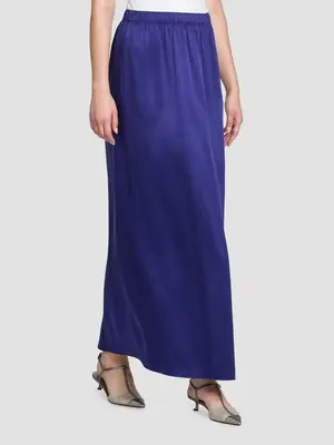 Giorgio Armani Silk Maxi Skirt - Amethyst