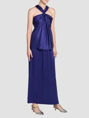 Giorgio Armani Halterneck Silk Blouse