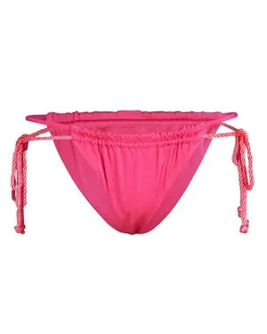 BAOBAB Ancla Ruched Rope Bikini Bottoms - Pink
